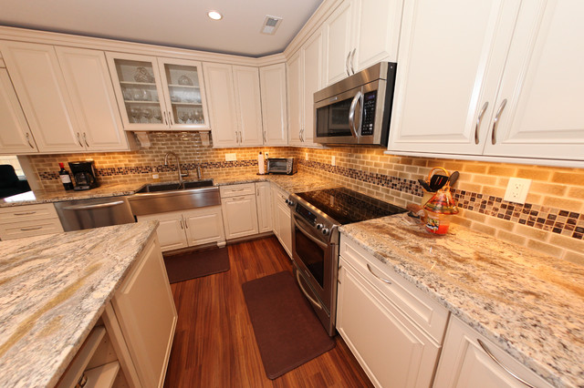 White French Country Kitchen Remodel Annapolis, MD - Kitchen - DC Metro ...