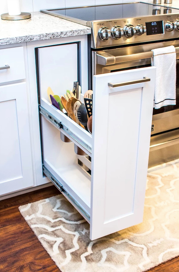 White Kitchen & Storage - Transitional - Kitchen - Other - by Lamar's ...