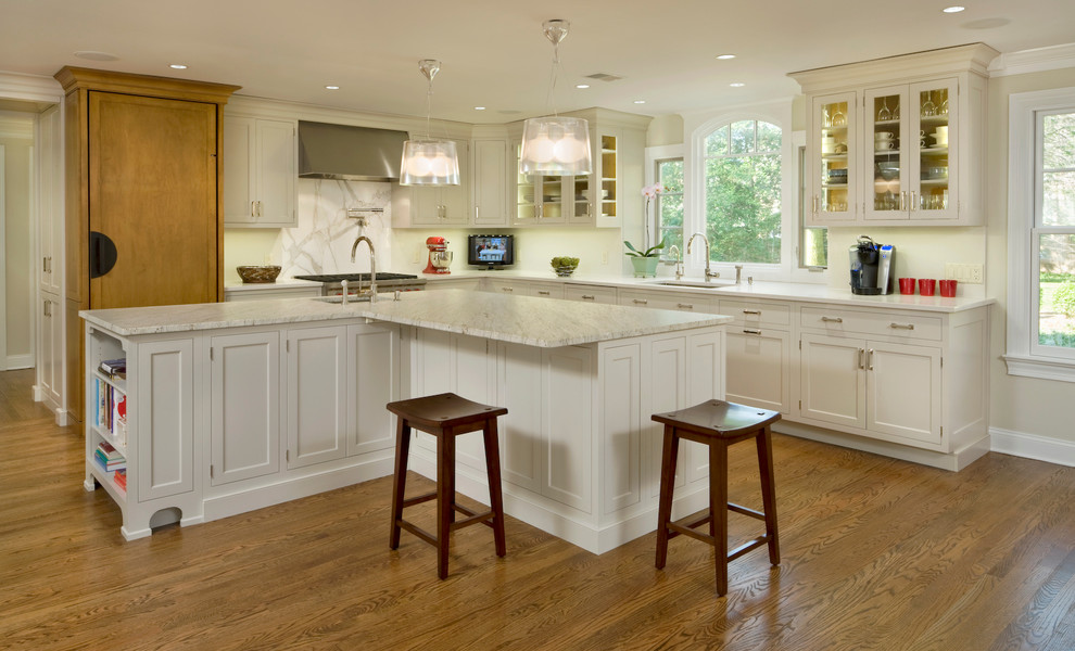 White Kitchen I - Transitional - Kitchen - New York - by Jennifer Watty ...