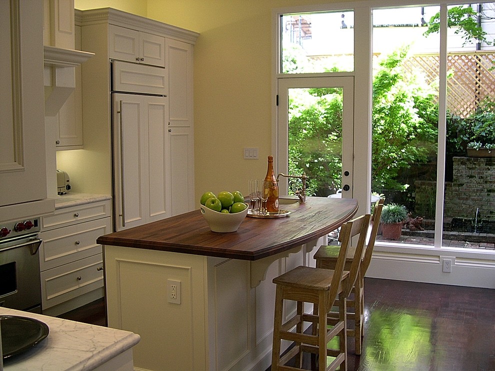White kitchens cabinets by Marin Kitchen Co - Traditional - Kitchen ...