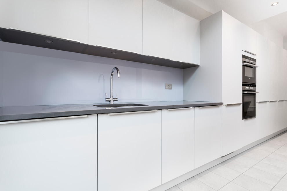 White matt kitchen - Modern - Kitchen - London - by LWK London Kitchens ...