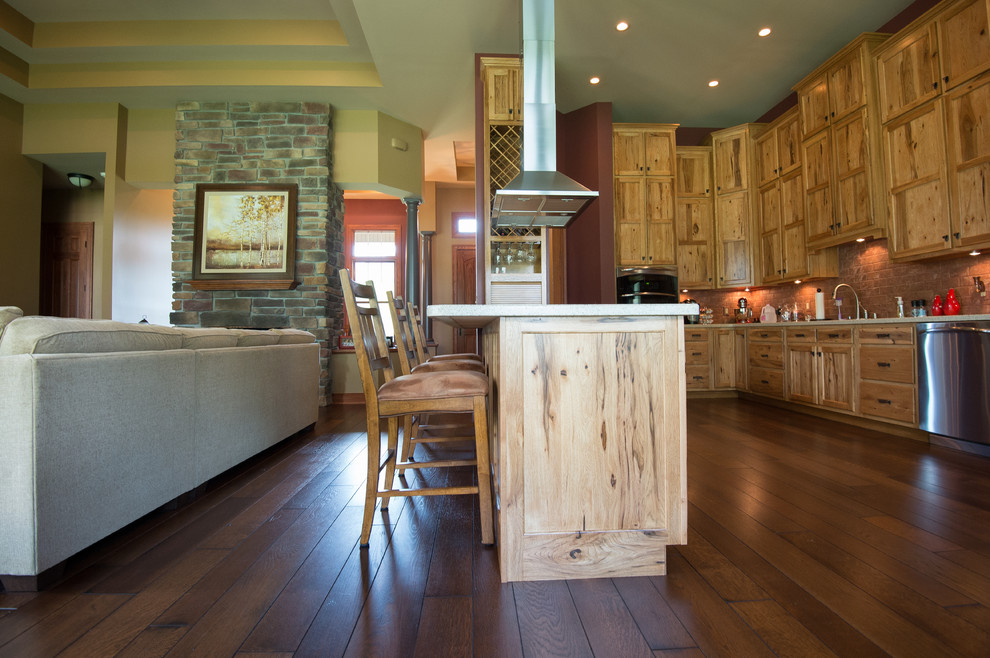 WHITE OAK DARK STAIN - Rustic - Kitchen - Huntington - by Graf Brothers ...