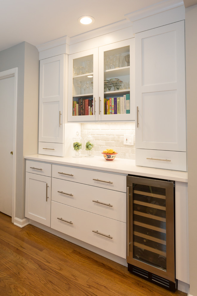 White-on-White Modern Kitchen - Modern - Kitchen - New York - by ...