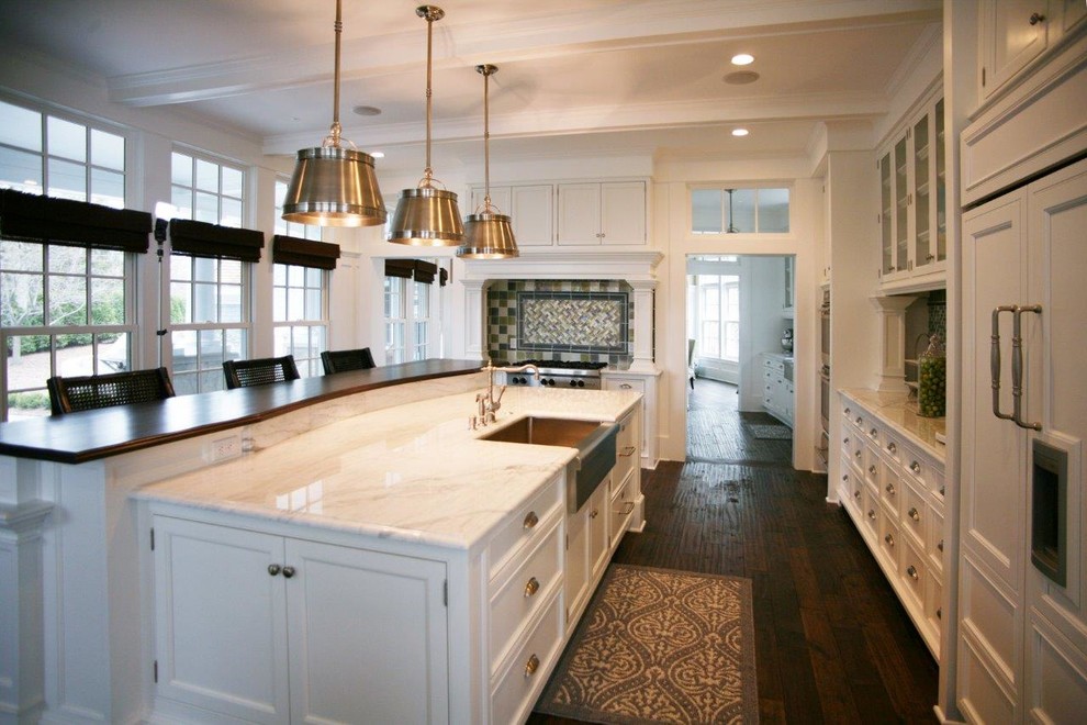White Painted Kitchen - Traditional - Kitchen - Minneapolis - by ...