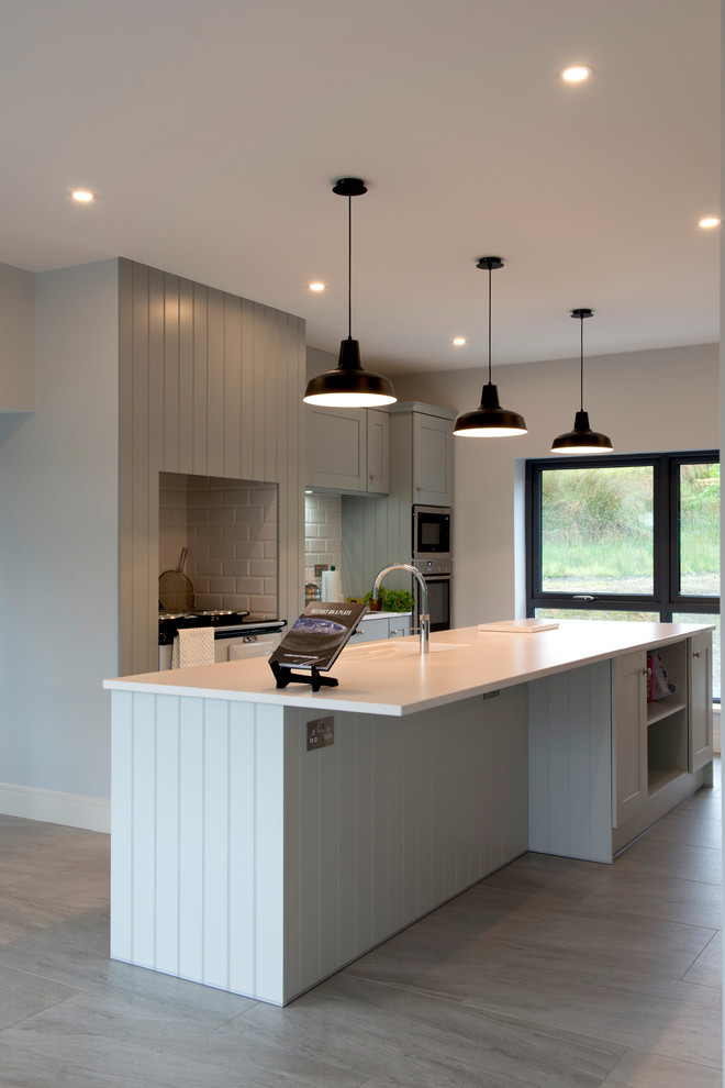 White Storm Quartz - Contemporary - Kitchen - Other - by McMonagle ...