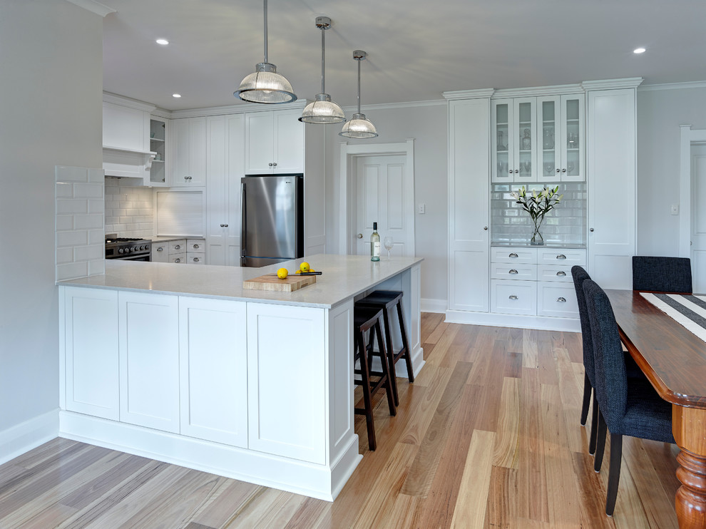 White Transformation - Traditional - Kitchen - Adelaide - by Alex ...