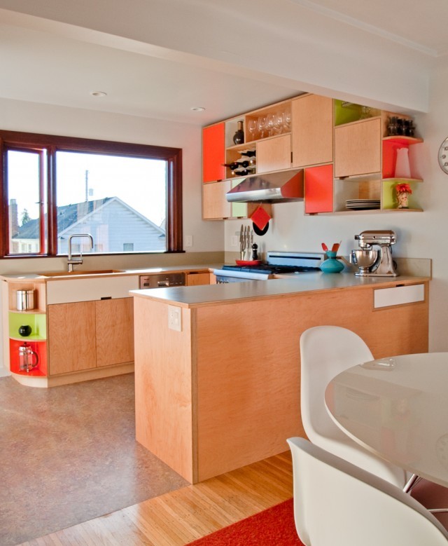 Whitmer kitchen - Modern - Kitchen - Seattle - by Kerf Design | Houzz