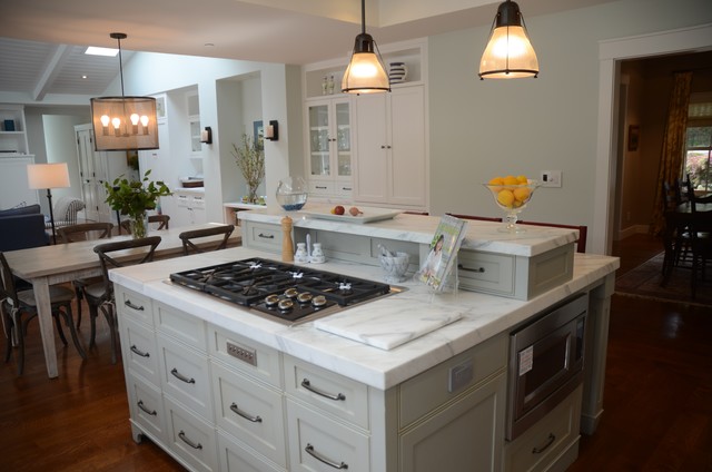 Whole House Remodel & New Pool house build - Traditional - Kitchen ...