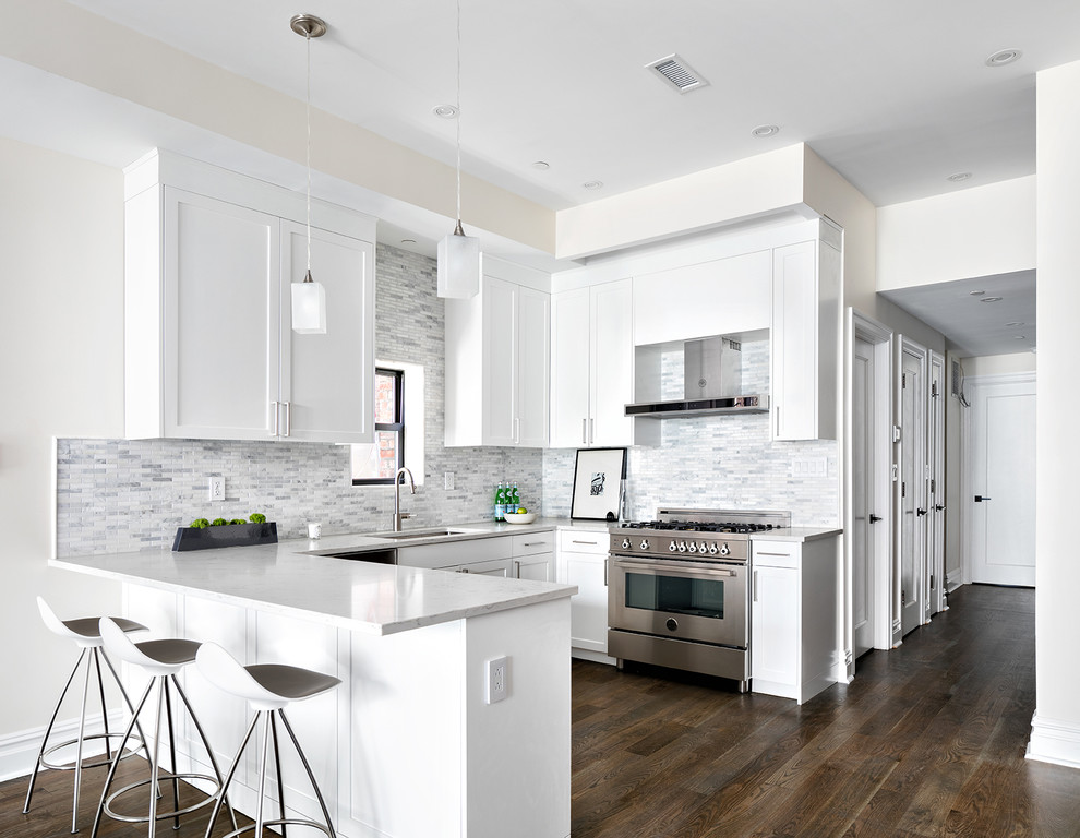 Wicked White Kitchen - Transitional - Kitchen - New York - by Ideal ...