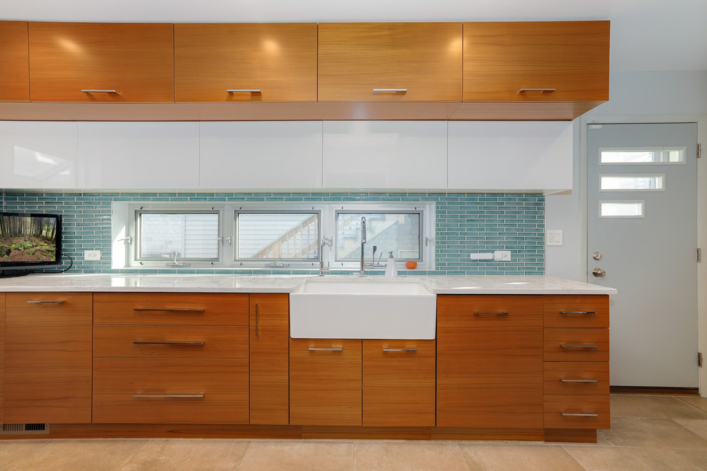 Wicker Park Kitchen & Bathroom Renovation - Midcentury - Kitchen ...