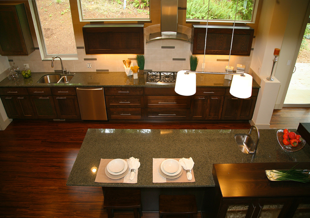 Windows above cabinets - Contemporary - Kitchen - Seattle - by Richard ...