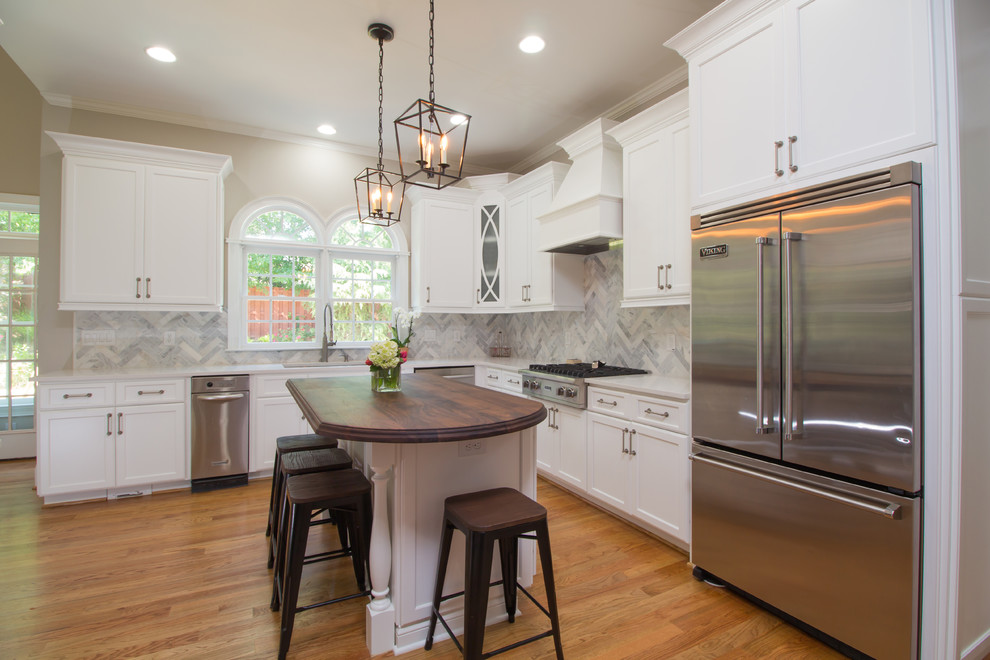 Winfield Gates Kitchen Gets Spectacular Facelift - Classique Chic ...