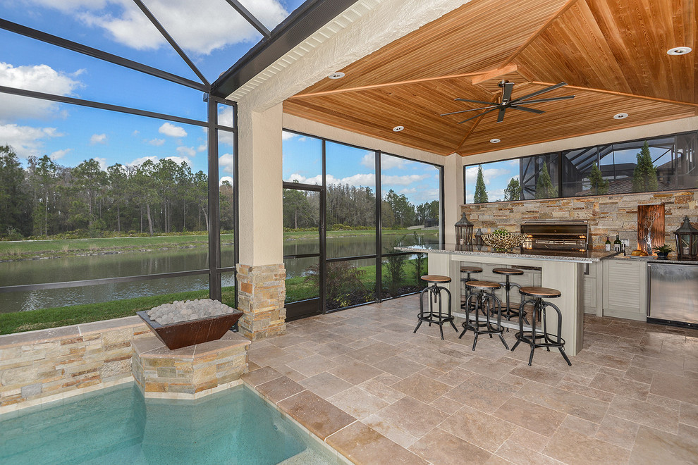 Winner Best Outdoor Kitchen 2018 Tampa Bay Parade of Homes - Cocina ...