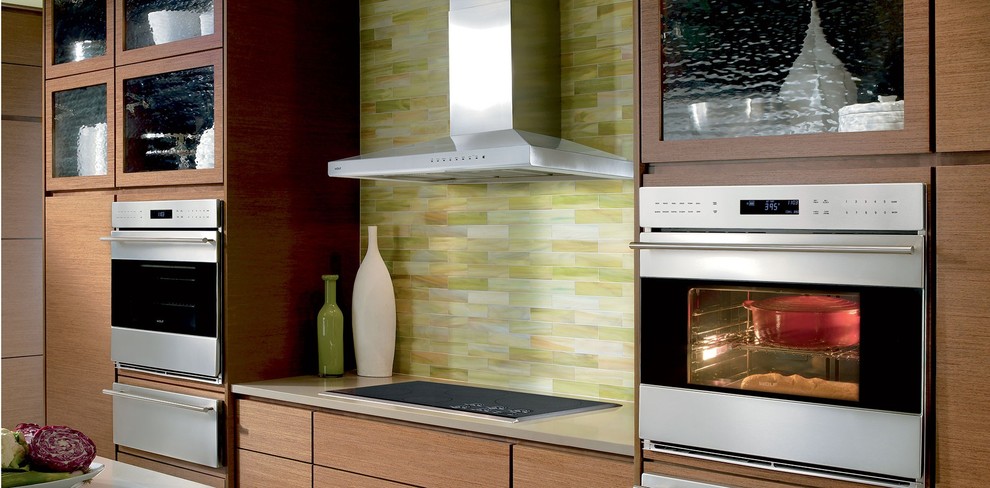 Wolf 36" Cooktop Wall Hood Stainless Steel | VW36S - Contemporary ...