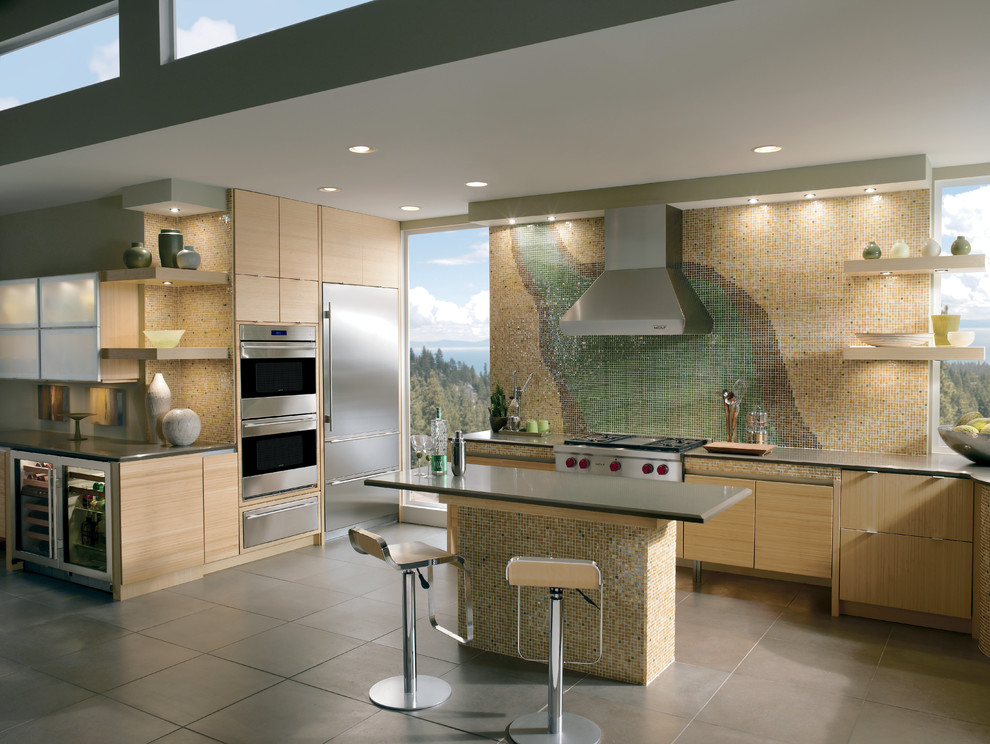 Wolf 48" Wall Mount Chimney Range Hood Stainless Steel | PWC482418 ...