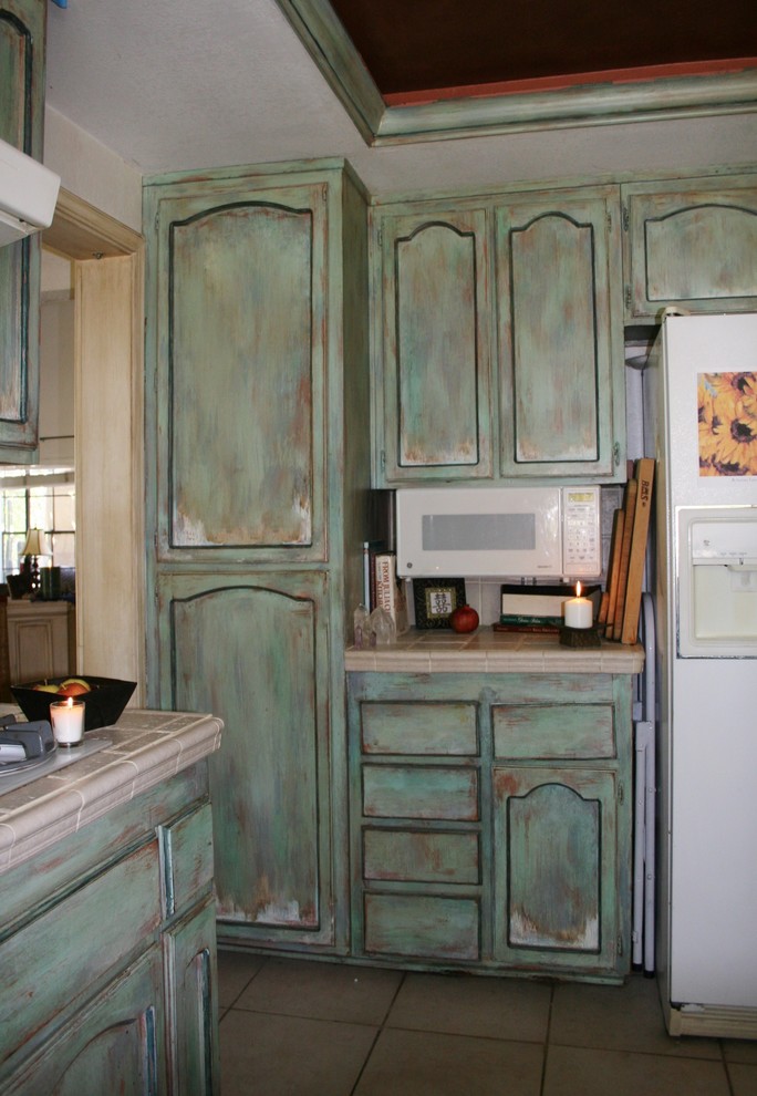 Wood & Furniture Finishes (Faux) - Traditional - Kitchen - Orange ...