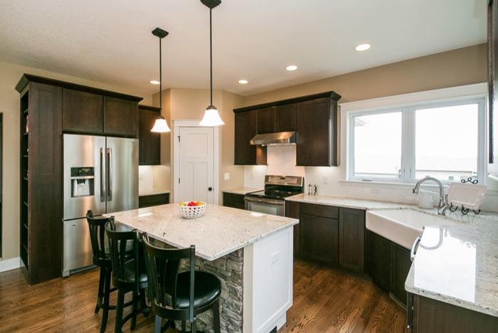 Wood & LVF Flooring Portfolio - Transitional - Kitchen - Cedar Rapids ...