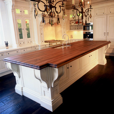 Wood Countertop Portfolio - Kitchen - Atlanta - by J. Aaron Custom Wood ...