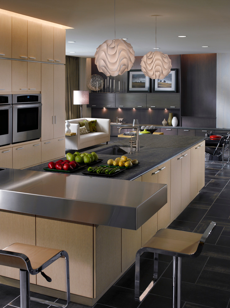 Wood-Mode Metropolitan Kitchen - Contemporary - Kitchen - Houston - by ...