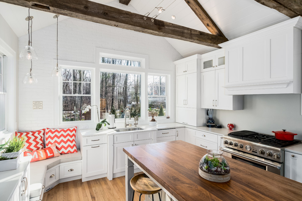 Wood pond perfection - Farmhouse - Kitchen - New York - by Gilley ...