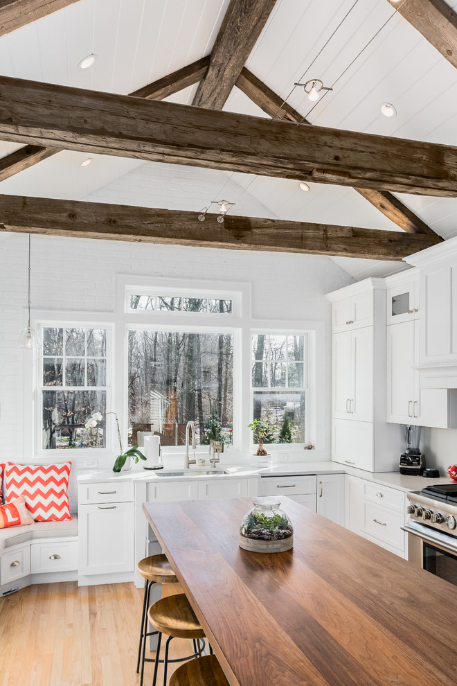 Wood pond perfection - Farmhouse - Kitchen - New York - by Gilley ...
