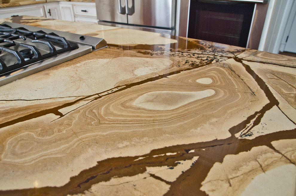 Wood Stone Granite Countertops - Traditional - Kitchen - DC Metro - by ...