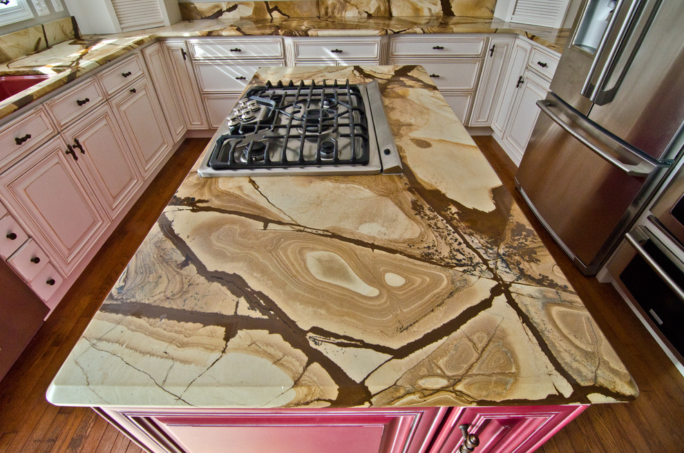 Wood Stone Granite Countertops - Traditional - Kitchen - DC Metro - by ...