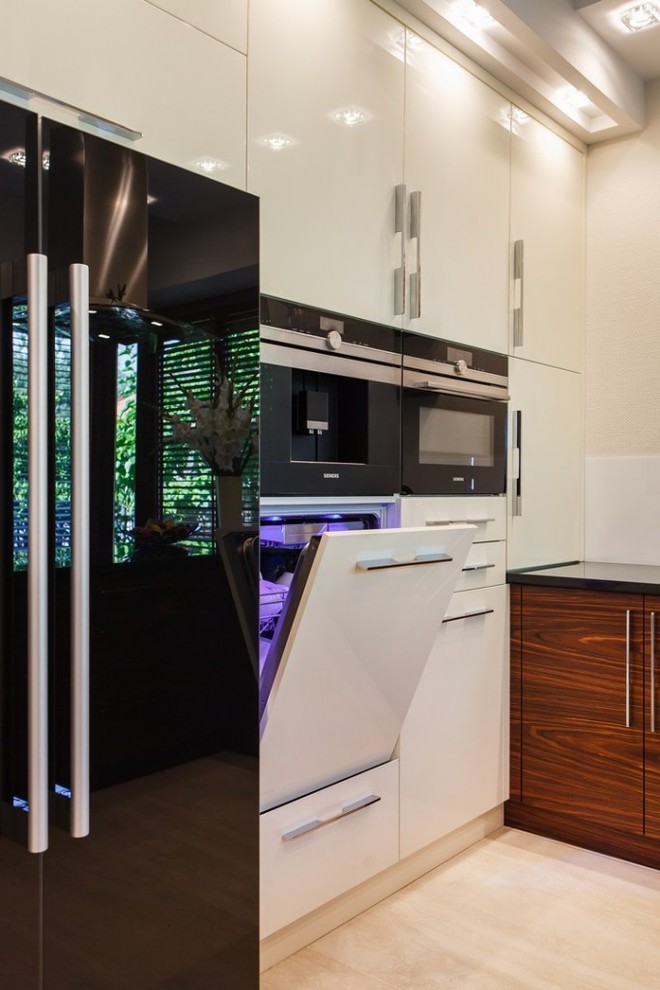 Wood Veneer Cabinet Door Fronts - Modern - Kitchen - Boston - by Cronos ...