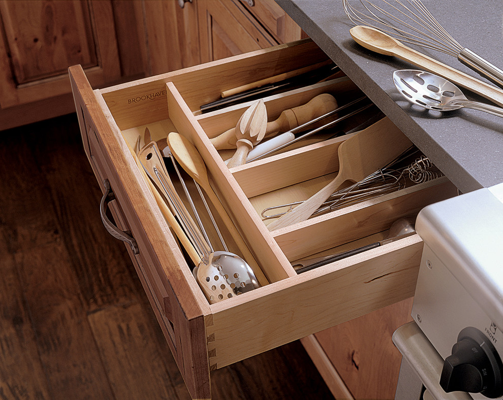 Wooden Cutlery Divider - Traditional - Kitchen - Other - by Wood-Mode ...