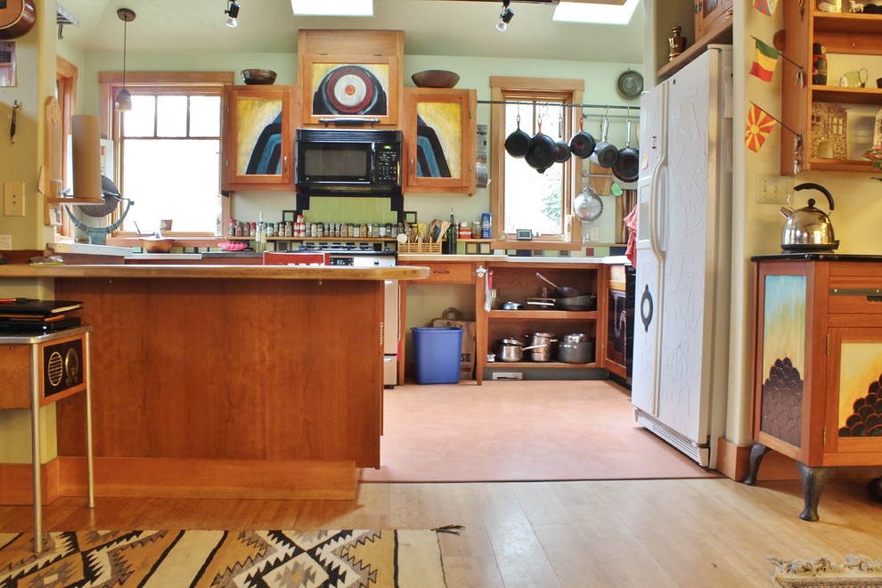 Working Artists Make Their Home Their Work of Art - Eclectic - Kitchen ...