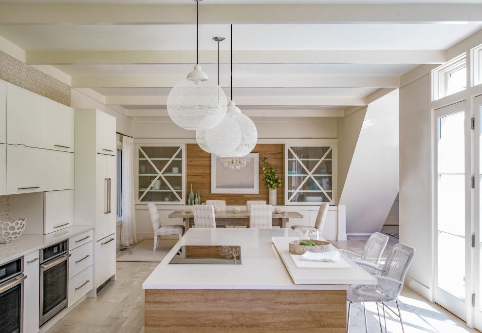 Wychmere Cottage - Beach Style - Kitchen - Boston - by Hutker ...