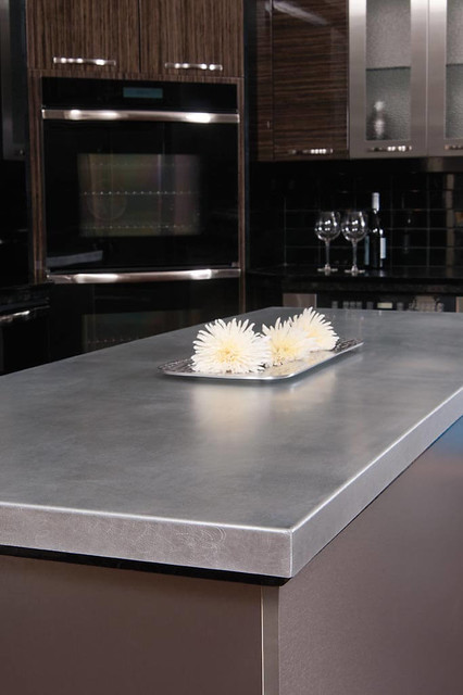 Zinc Countertops - Modern - Kitchen - Atlanta - by Craft Art Elegant ...