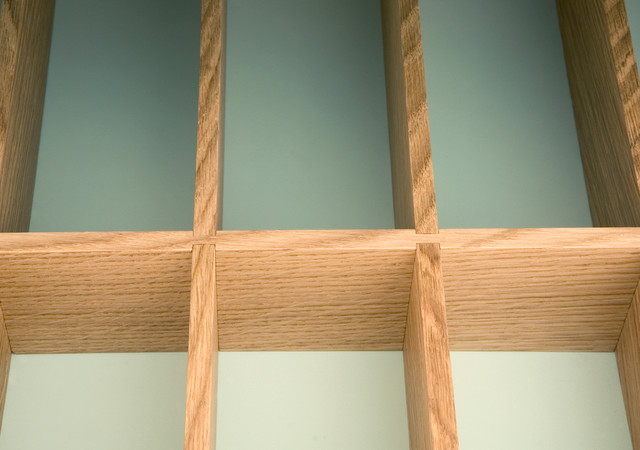 Finger jointed oak wood drawers - Nórdico - Cocina - Copenhague - de ...