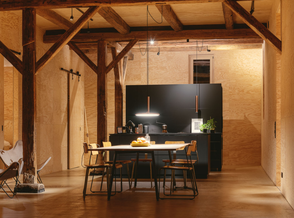 Scheunenumbau - André Rösch Architekt - Kitchen - Nuremberg - by Felix ...