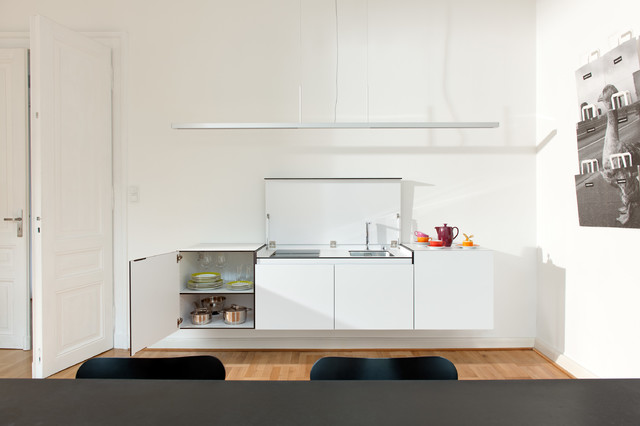 slimline is pure miniki – the invisible kitchen disguised as an elegant ...