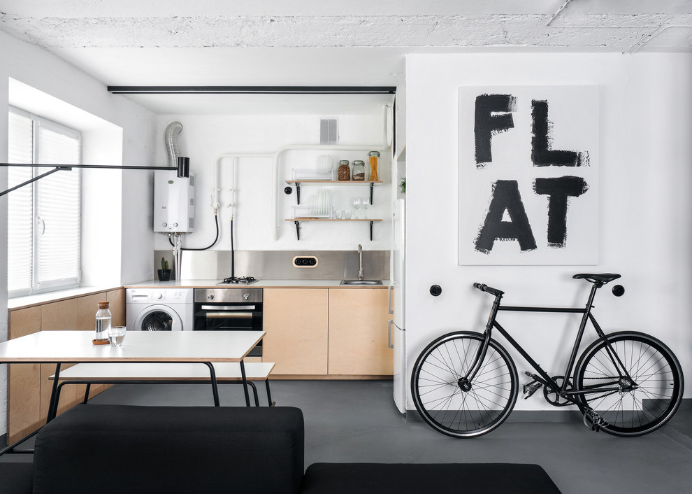 Flat - Industrial - Kitchen - Other - by Line Design Studio | Houzz