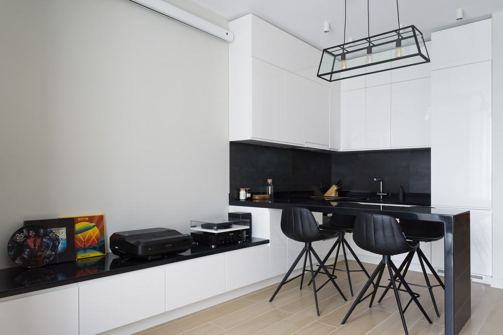 Интерьер в ЖК RedSide - Contemporary - Kitchen - Moscow - by Егор Сомов ...