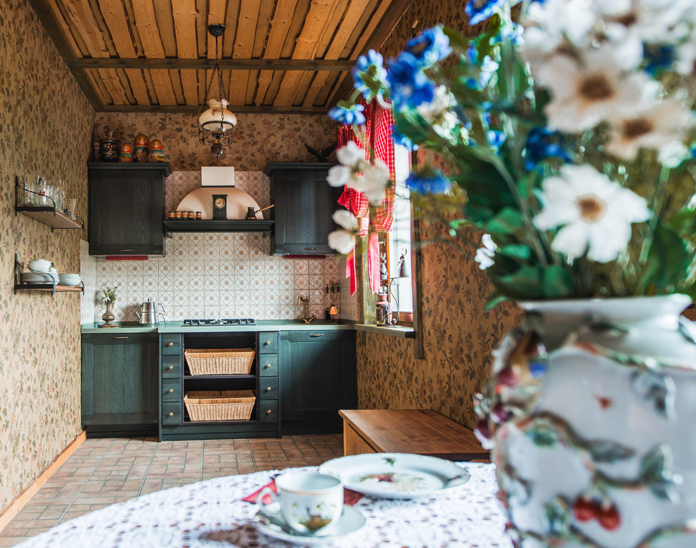 Проект гостевого дома-бани - Rustic - Kitchen - Moscow - by sovart ...