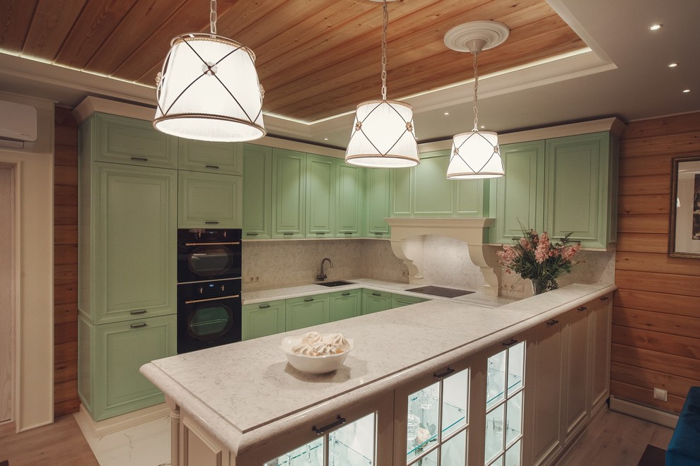 Столешница и стеновые панели из кварцевого камня Silestone Phoenix ...