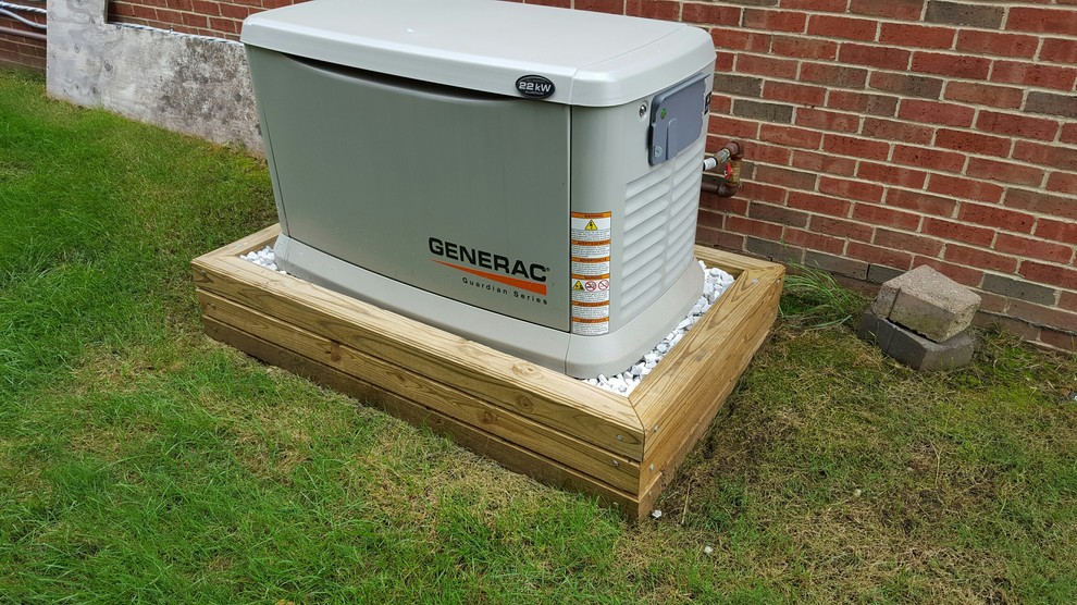 22kW Generac Generator - Contemporary - Landscape - Detroit - by Oak ...