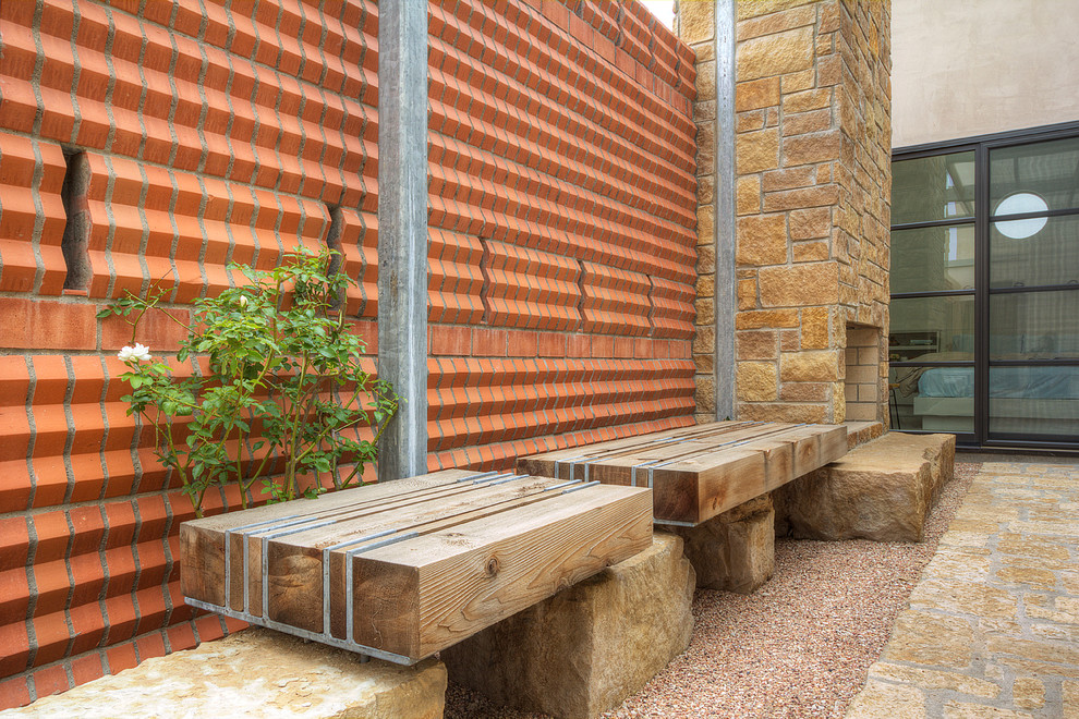 3 homes on a County Courthouse Square - Modern - Landscape - Dallas ...