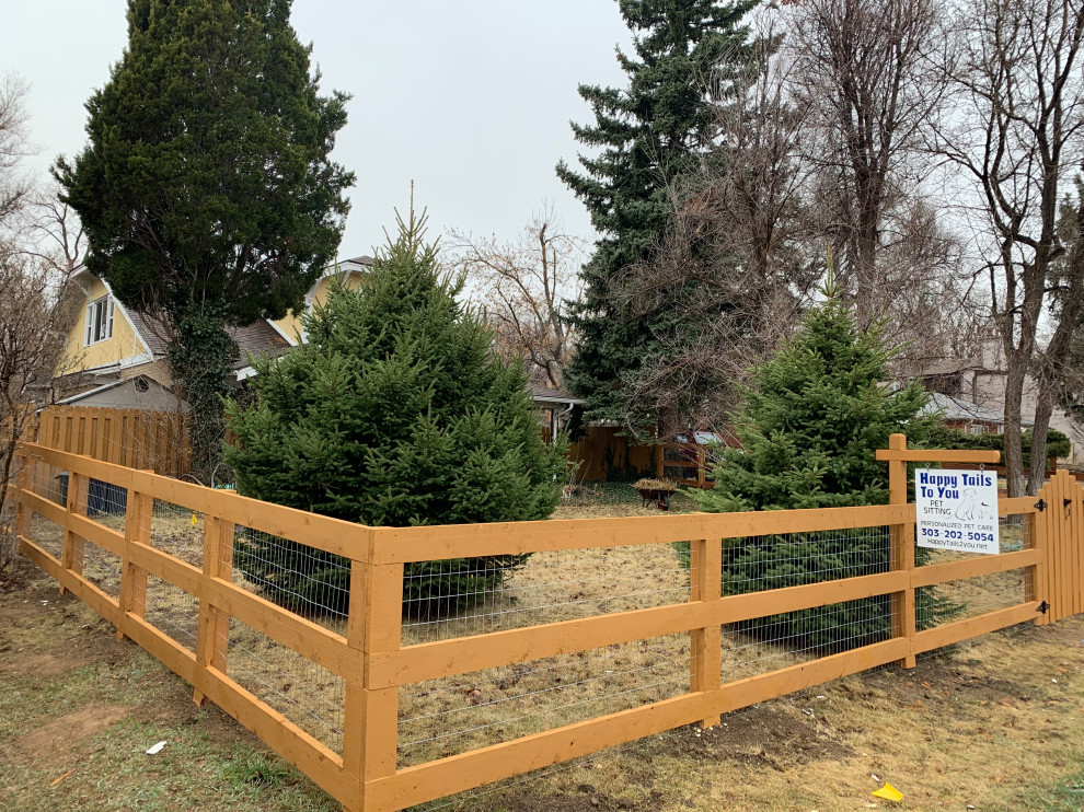 3 rail ranch rail w/ wire. double walk gate and single walk gate ...