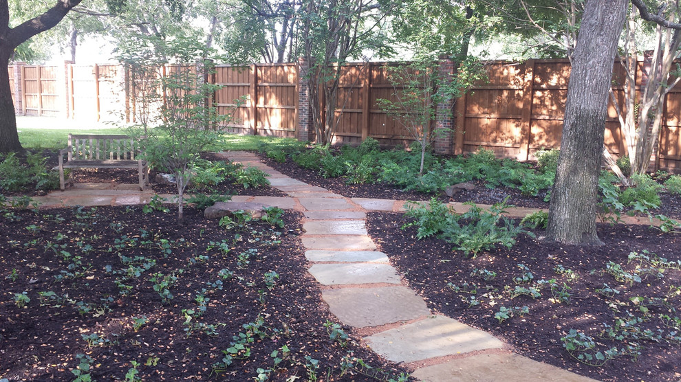 A Barren Landscape Goes Woodland - Traditional - Landscape - Dallas ...