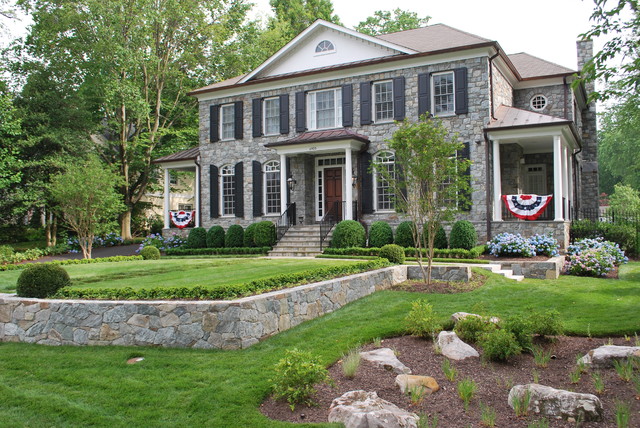 Formal Colonial Landscape Contemporary Landscape Design | HGTV