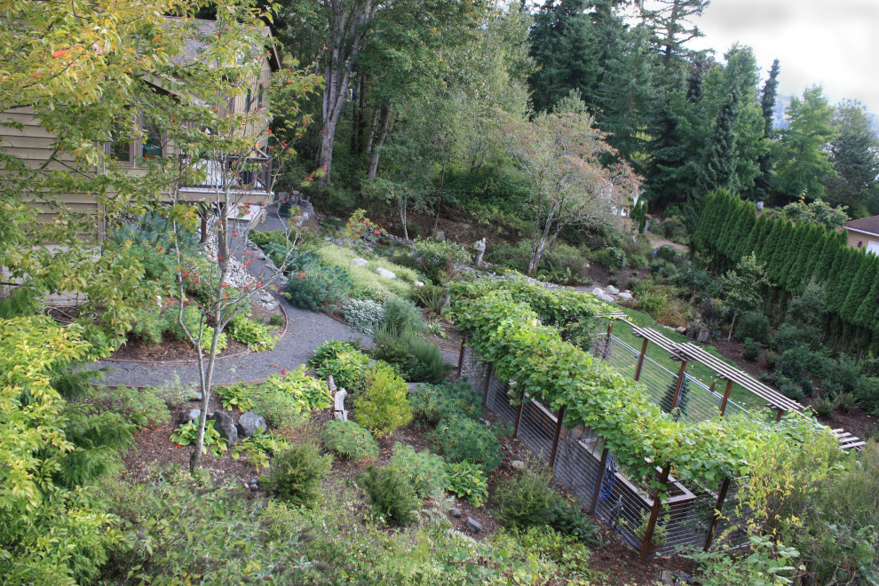 A Garden in the Forest - Rustic - Landscape - Seattle - by Molly ...