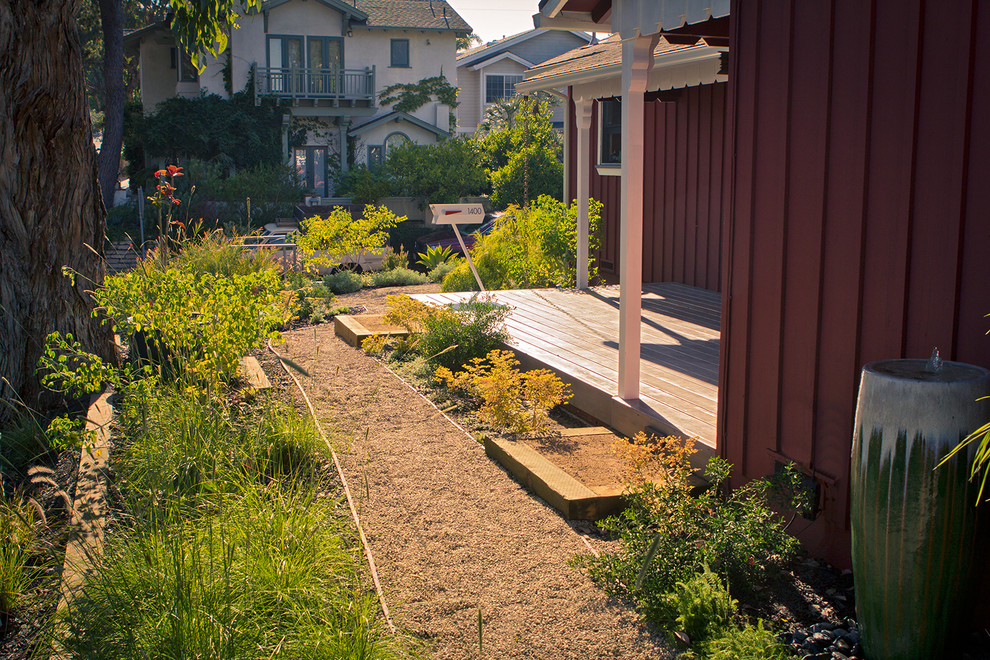 A New Front Deck to Welcome Guests- Front Yard - Beach Style ...