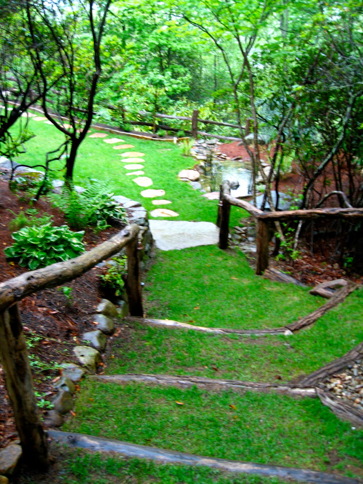 A Path designed for the Akitt Mountain Landscape Project in Cashiers ...