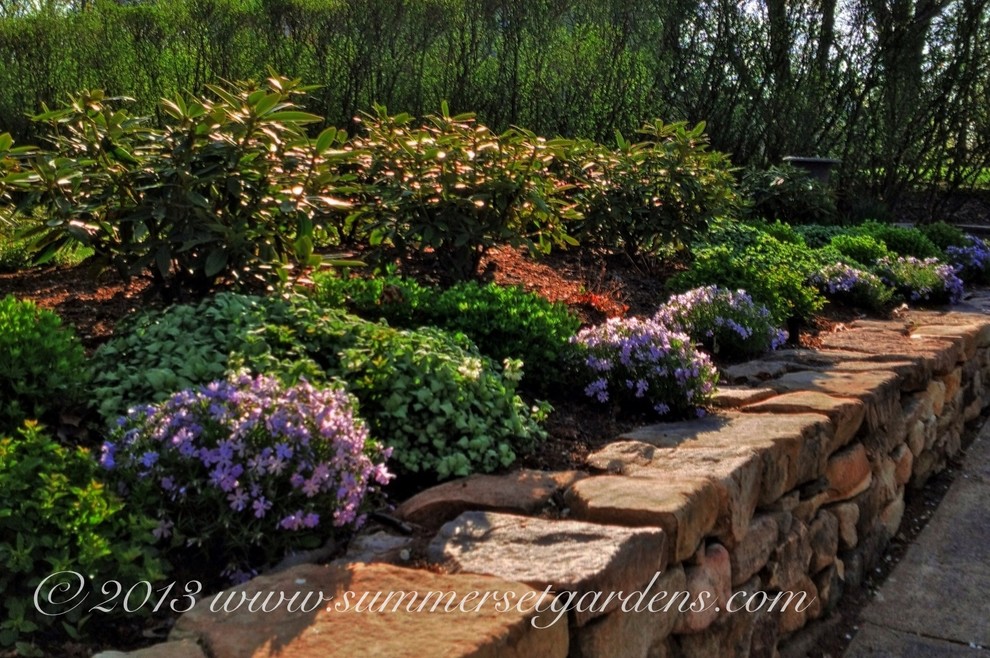 A rustic garden wall - Traditional - Landscape - Newark - by User | Houzz