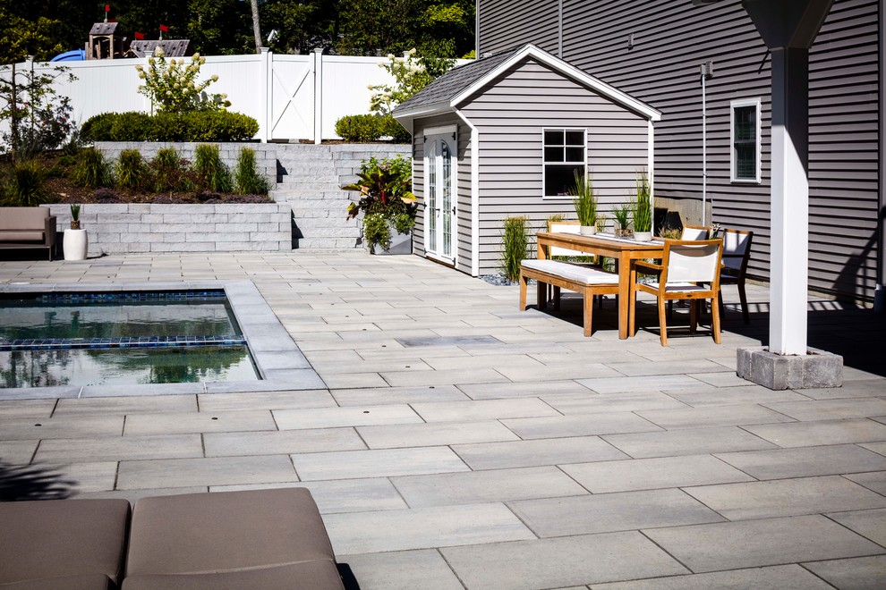 A Sleek Outdoor Space - Contemporary - Landscape - Other - by Techo ...