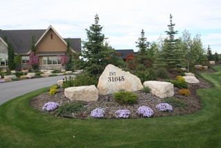 Address Rock - Traditional - Garden - Calgary - by Sundance Landscaping ...